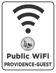 City of Providence public-wifi-sign-seal - City of Providence