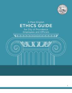 City of Providence Code of Ethics Handbook - City of Providence