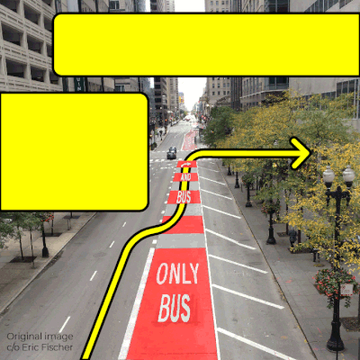 City of Providence Bus Turn Lane - City of Providence