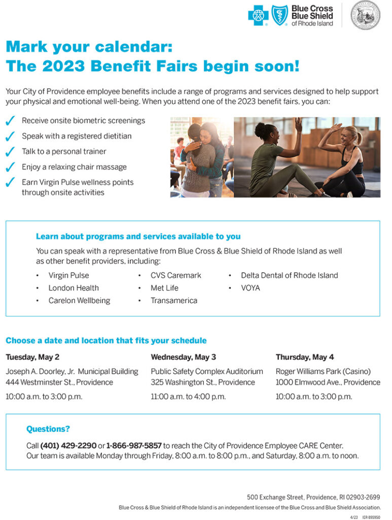 City of Providence Benefits Fair - City of Providence