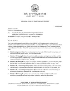 City of Providence GCSC Letter re Comp Plan Mobility Section SIGNED ...
