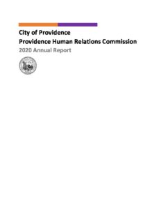 City of Providence 2020-PHRC-Annual-Report - City of Providence