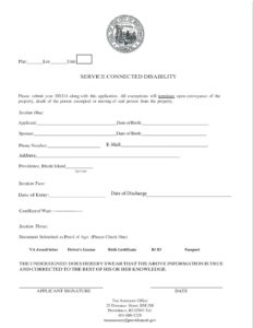 City of Providence SERVICE-CONNECTED-DISABILITY - City of Providence