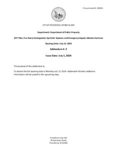 City of Providence Fire-Alarm-Extinguisher-Sprinkler Systems and ...